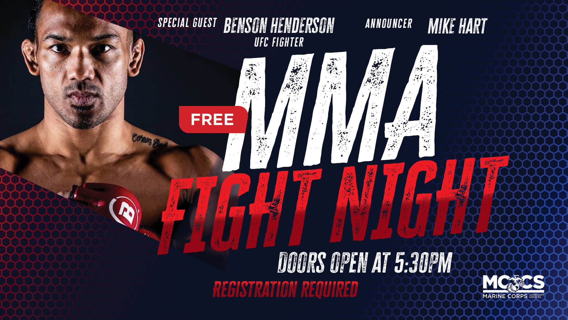 MCCS MMA Fight Night – SOLD OUT