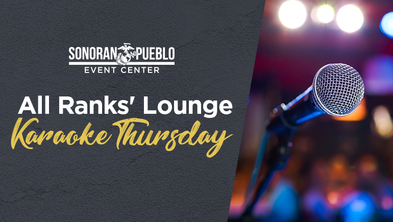 MCCS All Ranks' Lounge: Karaoke Thursday