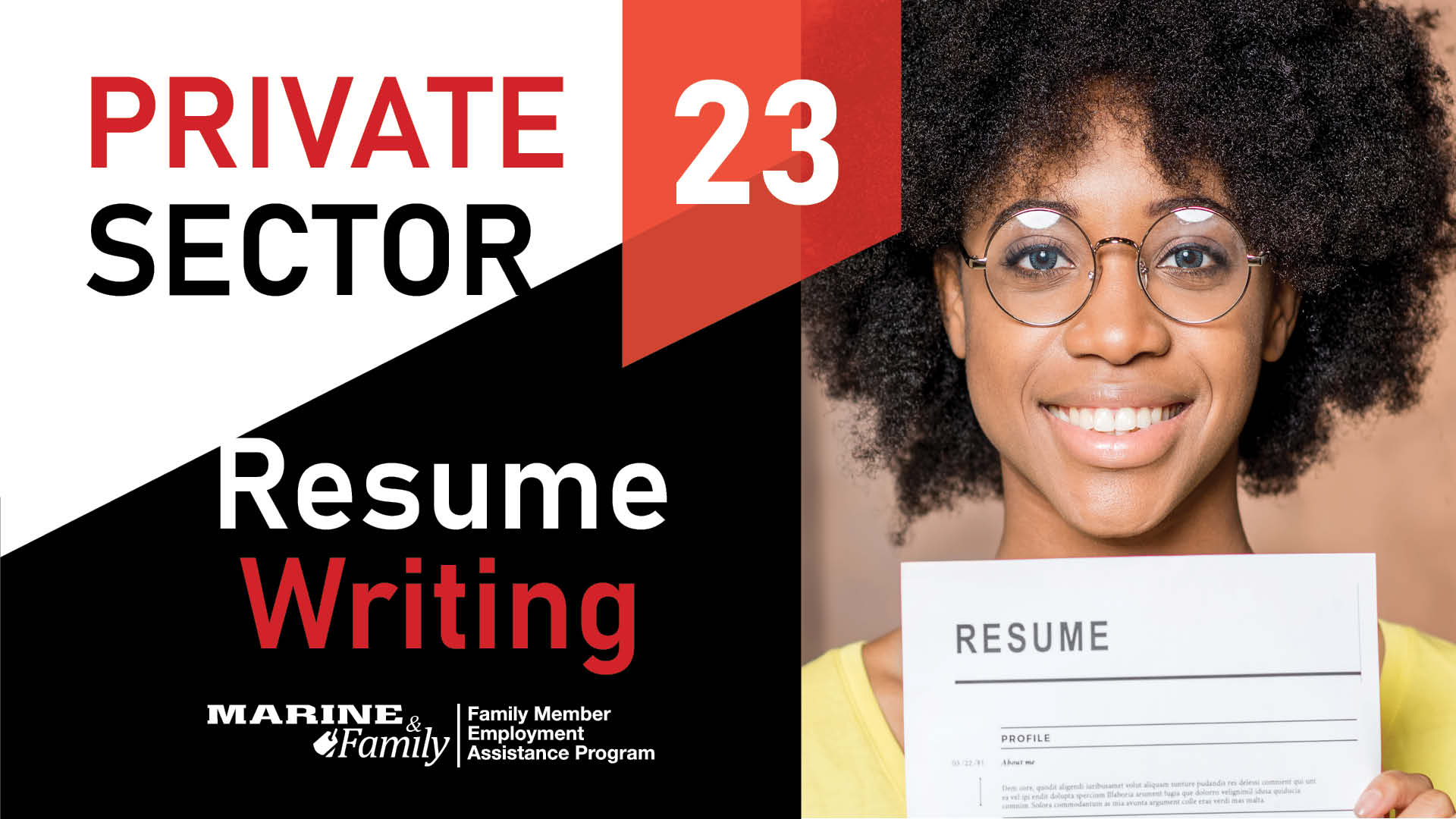 MCCS Resume Writing - Private Sector