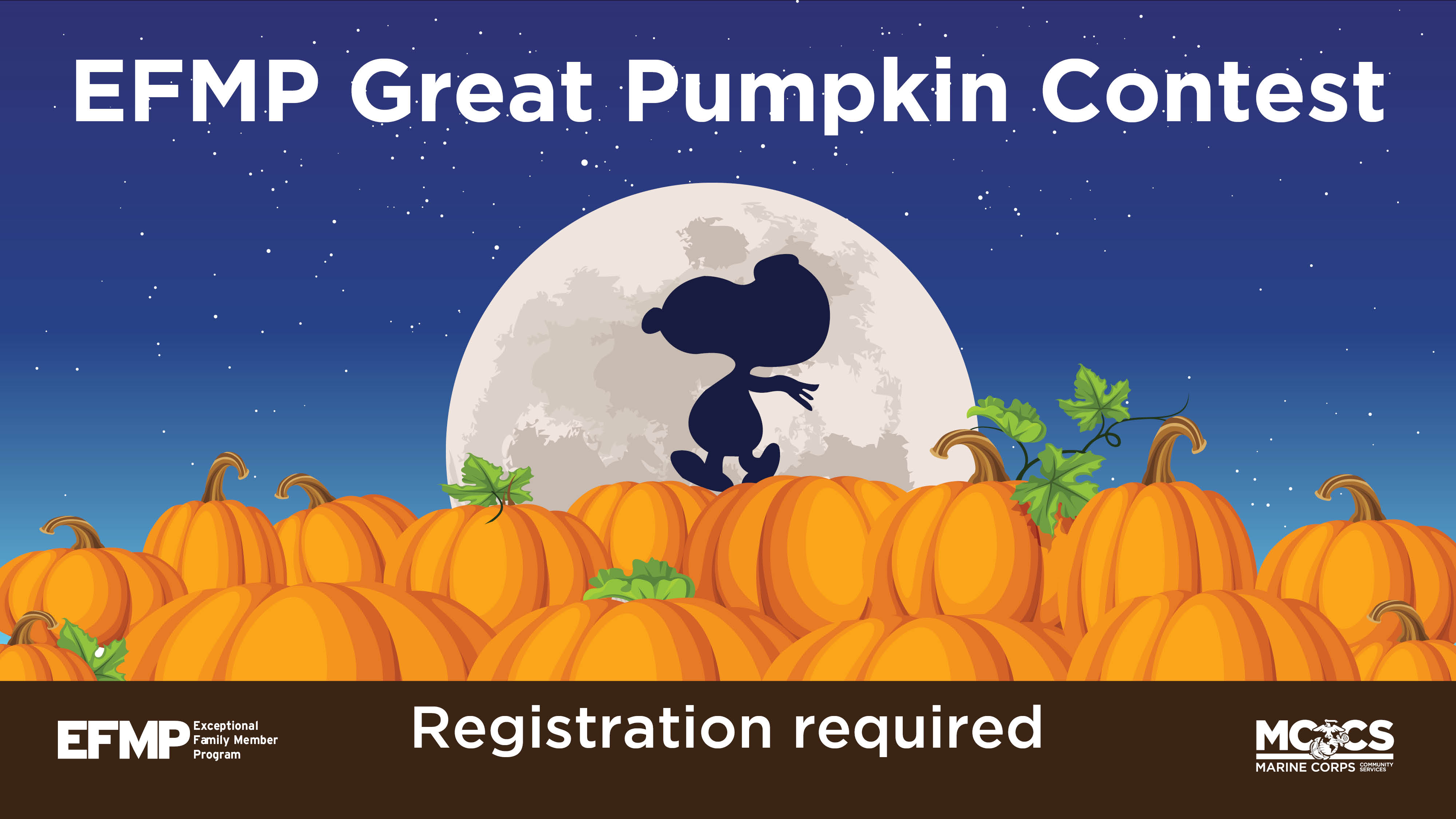 MCCS The Great Pumpkin Party – CANCELLED