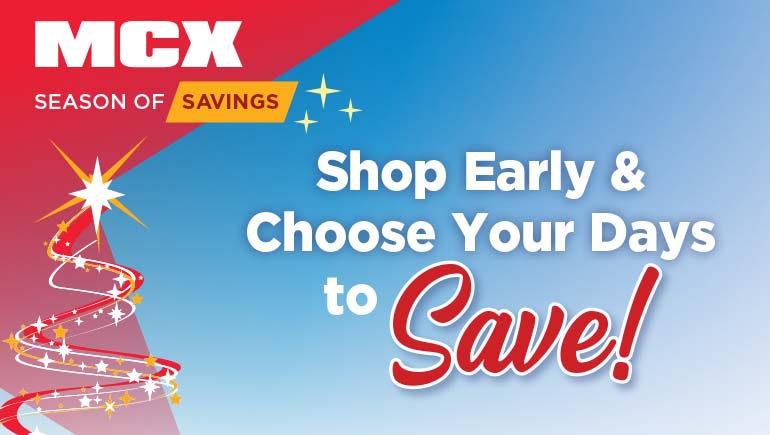MCCS MCX: Season of Savings