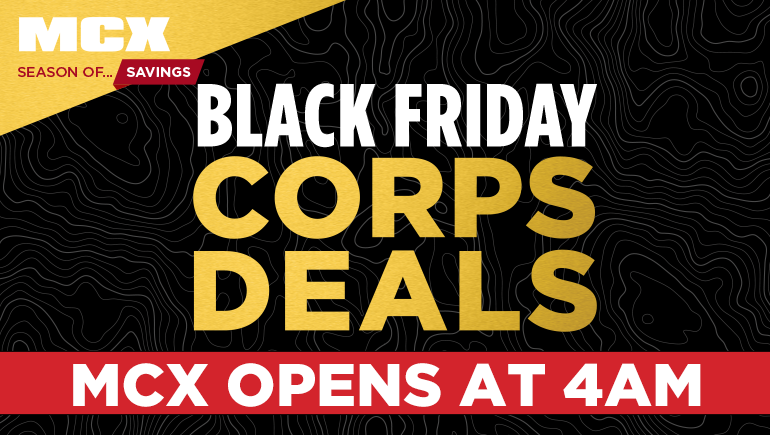 MCCS MCX: Black Friday Corps Deals