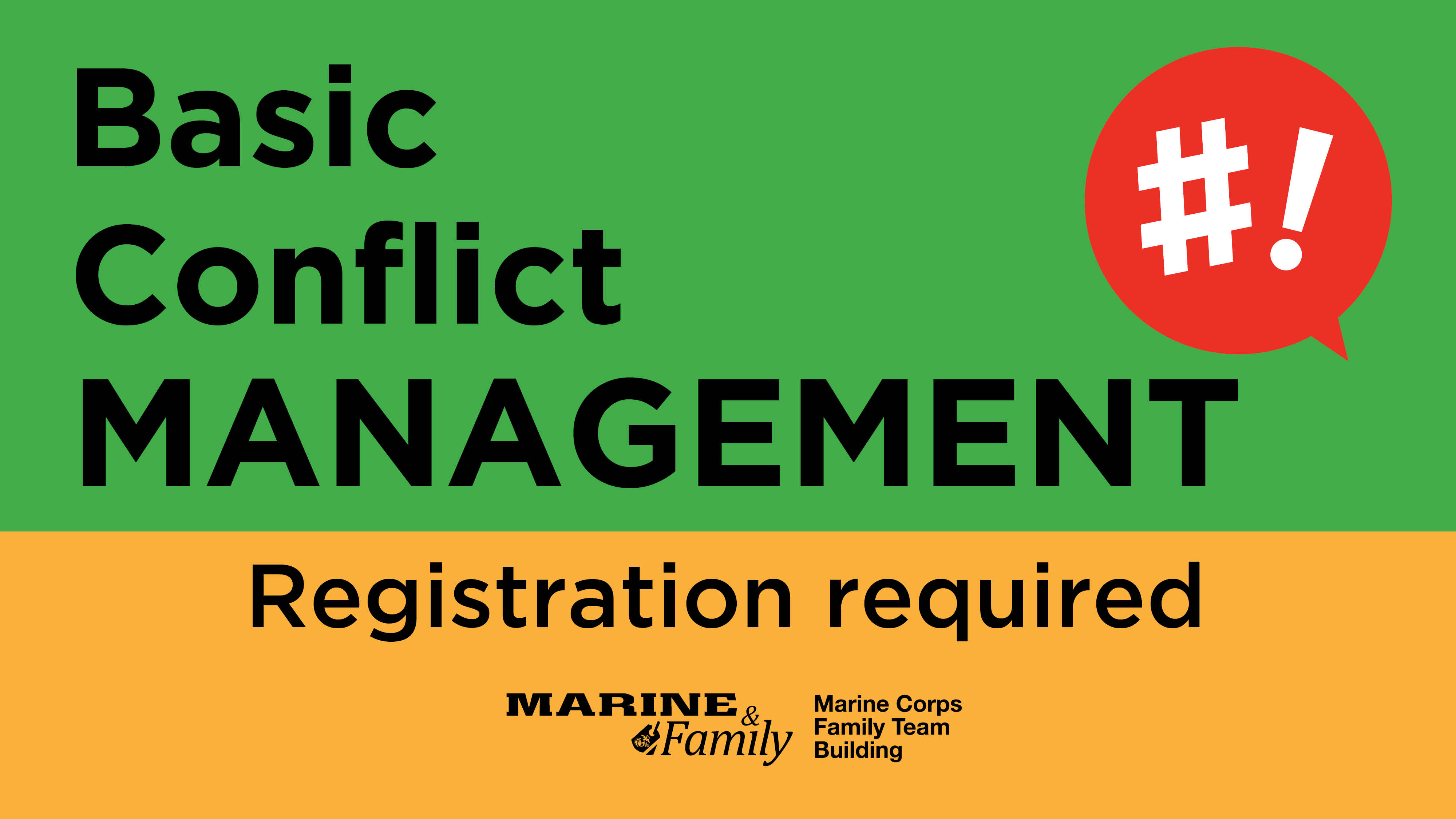 MCCS Basic Conflict Management