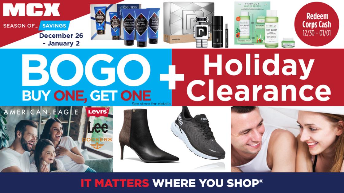 MCX Holiday Clearance